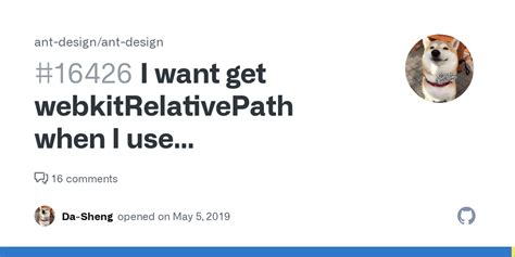 I Want Get Webkitrelativepath When I Use Uploaddragger With Directory
