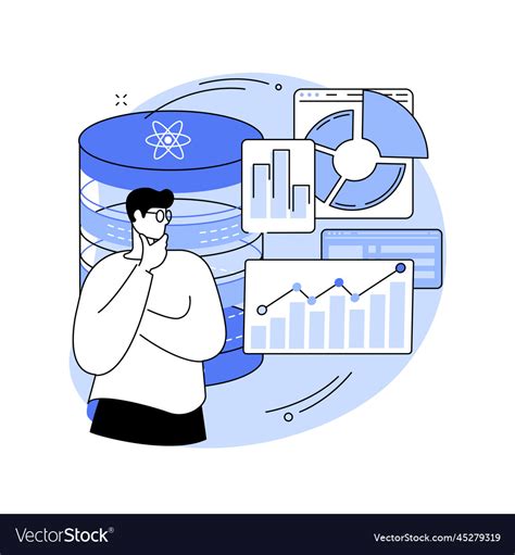 Quantum Computing Abstract Concept Royalty Free Vector Image