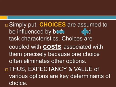 Expectancy Value Theory Pptx