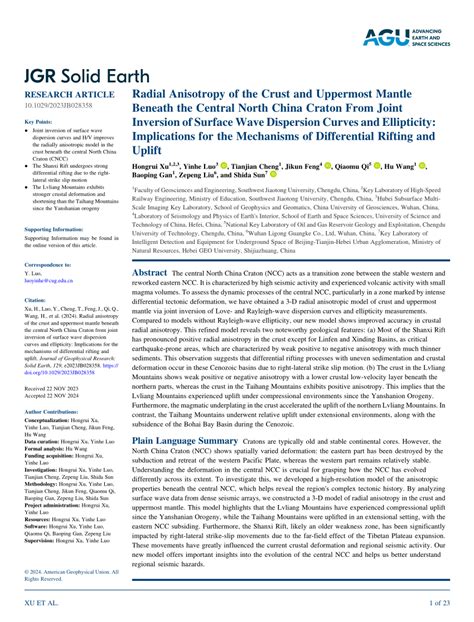Radial Anisotropy Of The Crust And Uppermost Mantle Beneath The Central North China Craton From