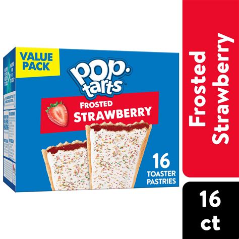 Kelloggs Pop Tarts Frosted Strawberry 48 Ct