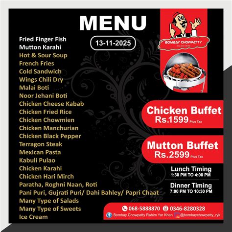 Bombay Bombay Chowpatty Offers Lunch And Dinner Buffet For Booking And