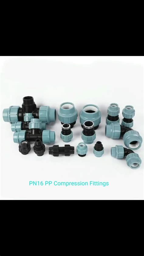 Customizable Oem Compression End Cap Irrigation Fitting For Pe Pvc Ppr Pipes Pp Casting