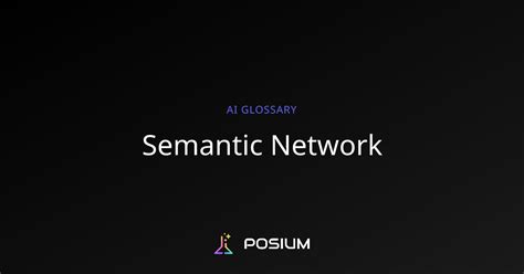 Semantic Network Ai Glossary By Posium