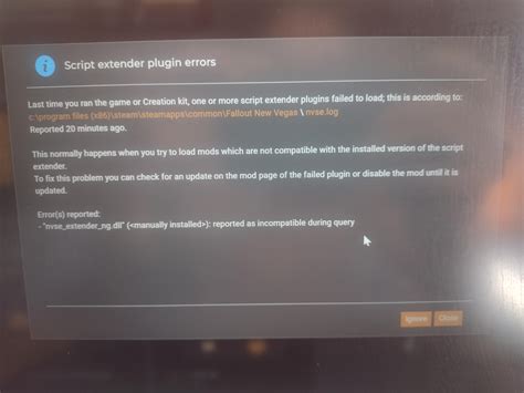 Fnv Help With Nx V16 Rfalloutmods