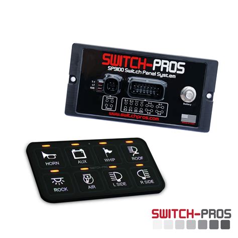 Switch Pros 8 Switch Programmable Switch Panel Power System