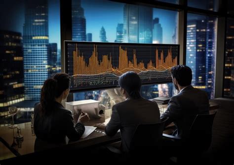 Premium Ai Image Business People Analyzing Data Together On A Computer Screen