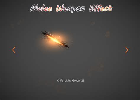 Artstation Unity Melee Weapon Visual Effects Game Assets