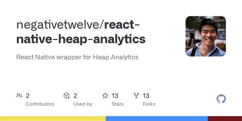 Github Negativetwelve React Native Heap Analytics React Native Wrapper For Heap Analytics