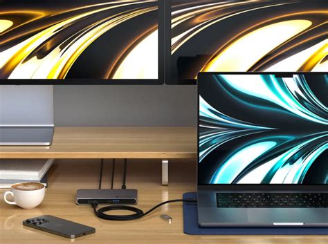 Satechi Usb C Slim Thunderbolt 4 Dock St T4shm Au Mwave
