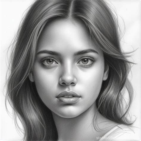 Woman Sketch Face 458 431 Beautiful Girl Sketch Royalty Free Images