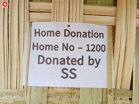 စစ်ကိုင်းတိုင်းနှင့် မကွေးတိုင်းရှိ မီးဘေးသင့်ပြည်သူများအတွက် နေအိမ်များဆောက်လုပ် လှူဒါန်း