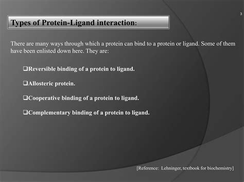 Protein Ligand Interaction Pptx