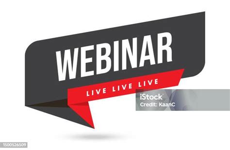 라이브 웨비나 아이콘 온라인 플레이 교육 세미나 인터넷 Streamimg 배너 버튼 벡터 일러스트레이션 스톡 일러스트레이션 로고에 대한 스톡 벡터 아트 및 기타 이미지