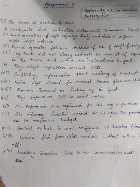 Safety Assignment Pdf