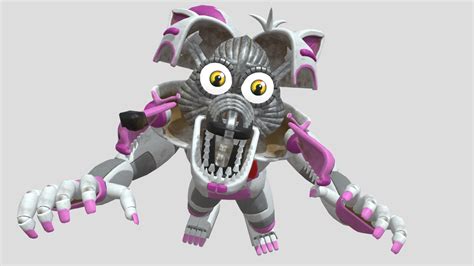 Fnaf Help Wanted Funtime Foxy Download Free 3d Model By Xoffly [6b524fb] Sketchfab