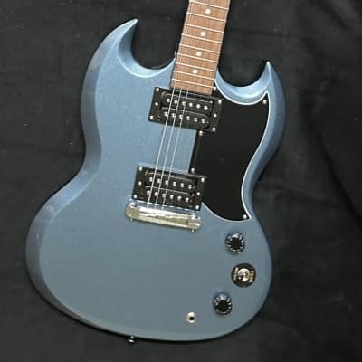 Epiphone Sg Light Blue Metallic Reverb