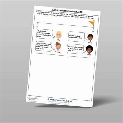 Year 1 Estimate On A Number Line To 20 Discussion Problem Resource Classroom Secrets