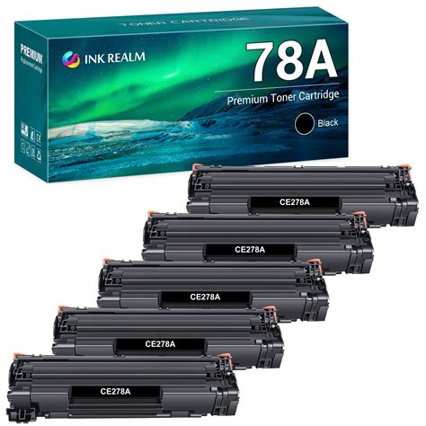 5-Pack Compatible Toner Cartridge for HP CE278A 78A P1606dn 1536dnf MFP ...
