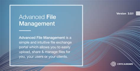 Advanced File Management Codemarket