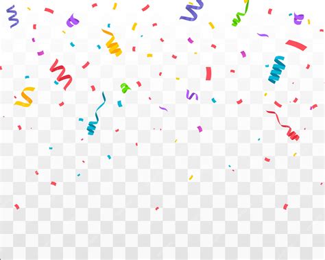 Premium Vector Color Confetti Isolated Vector Illustration