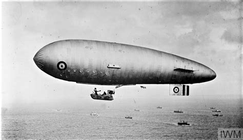 Ww1 Zeppelin Airship Dropping Bombs Downing Of German Zeppelin Over