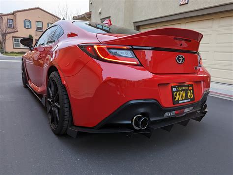 Toyota Gr86 Rear Diffuser [zn8] 2022 Infamous Aero