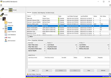 Using The Workbench To Define A Keyence Device