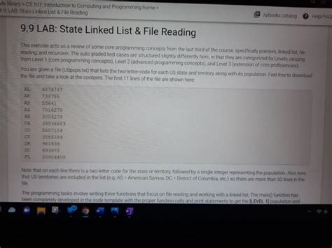 Solved My Library CS Introduction To Computing And Chegg