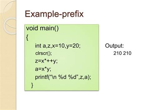 Operators And Expressions In C Language Pptx