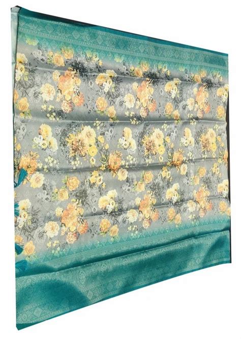 Wedding Wear Floral Printed Kanchipuram Silk Sarees At Rs 1000 In