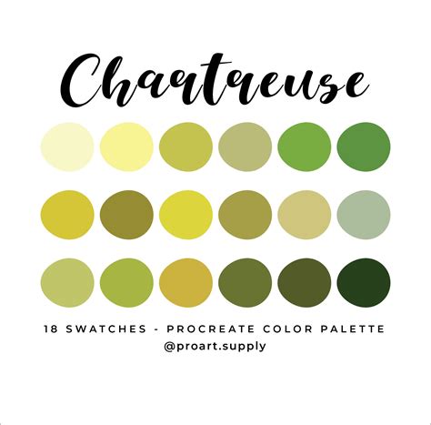 Chartreuse Color Palette Vibrant Hues For Modern Design
