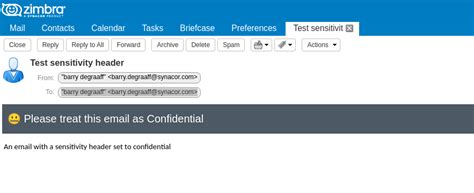 Zimbra Skillz Confidential Header Zimlet Zimbra Blog