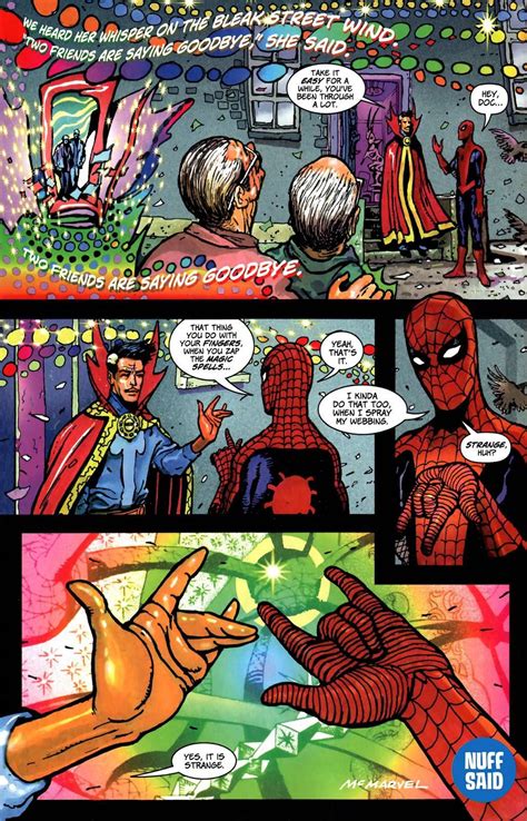 Wholesome Interaction Between Doctor Strange Spider Man Spider Man