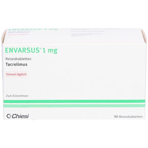 Envarsus® 1 Mg 90 St Mit Dem E Rezept Kaufen Shop Apotheke
