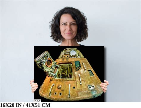 Apollo Command Module Spacecraft Wall Art Space Enthusiast Etsy