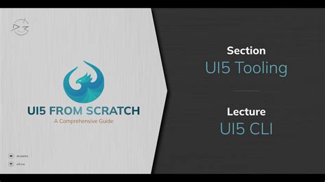 32 Ui5 Tooling Ui5 Cli Youtube