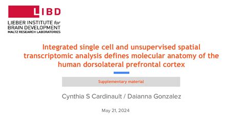 integrated single cell and unsupervised spatial transcriptomic analysis defines molecular