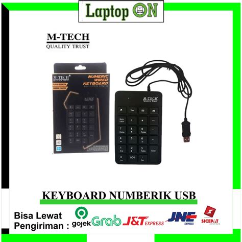 Jual Keyboard Numerik Standart Usb 19d Mtech Shopee Indonesia