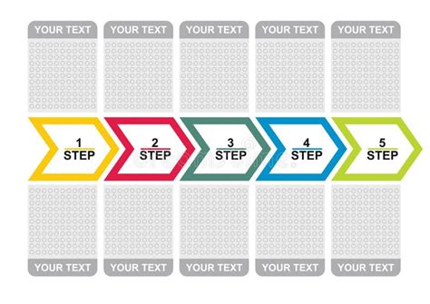 Vector Flow Chart Stock Vector Illustration Of Step
