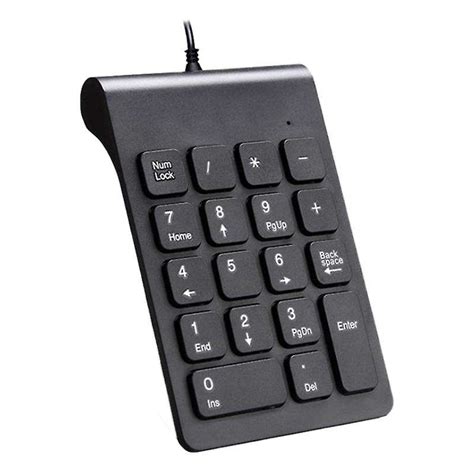 Other Electronics Mini Usb Wired Numeric Keypad Numpad 18 Keys Digital Keyboard Black Was