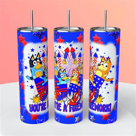 Bluey Fireworks Hammertimes Custom Designs