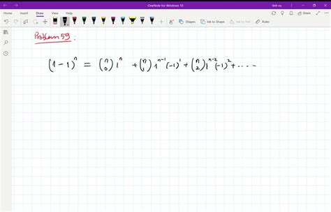 Solvedalternating Sums Of Binomial Coefficients Find The Sum N 0 N 1 N 2 ⋯ 1n