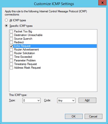 Enable Icmp Echo Ping Recast Docs