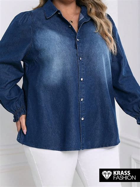 Дънкова риза тъмен деним Krassbg