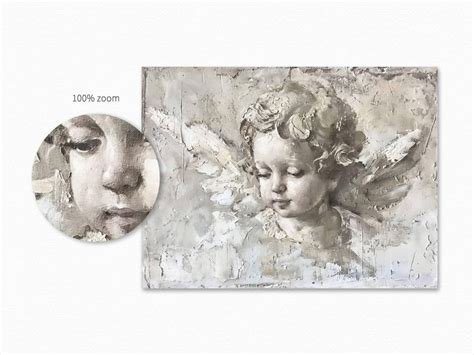 Chubby Cherubs Vintage Angelic Portraits In Soft Neutral Tones