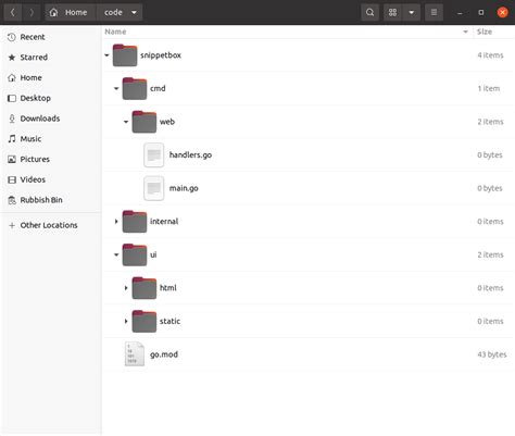 Project Structure And Organization Let S Go Sample