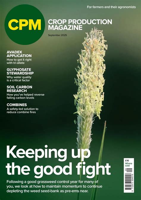 Crop Production Magazine September 2025 Pdf Download Free