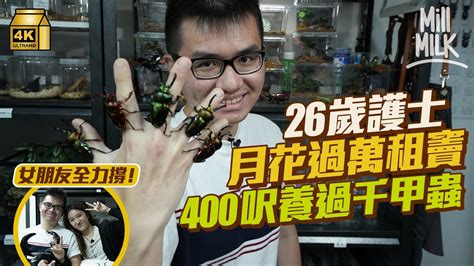 Mm｜26歲護士花60萬飼養甲蟲十幾年 與朋友月花過萬租400呎工作室養過千甲蟲 受日本卡通《甲蟲王者》影響 女朋友全力支持｜700萬種