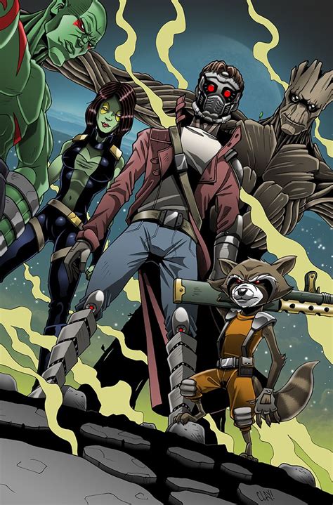 Guardians Of The Galaxy Fan Art By Claygrahamart Marvel Comic